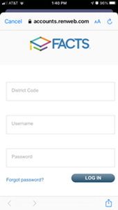 How to Log into FACTS SIS - Columbus Catholic Schools